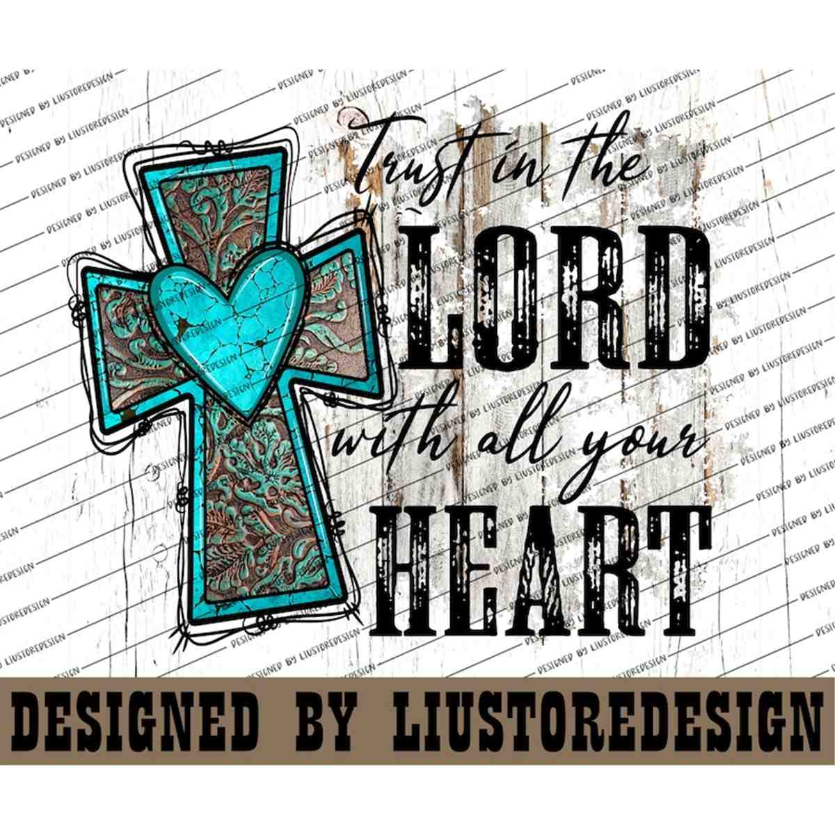 Trust The Lord With All Your Heart PNG, Design Download png, | Inspire ...