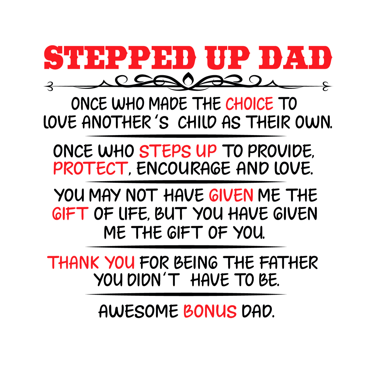 Stepped Up Dad Svg, Fathers Day Svg, Stepped Up Dad Svg, Bon | Inspire ...