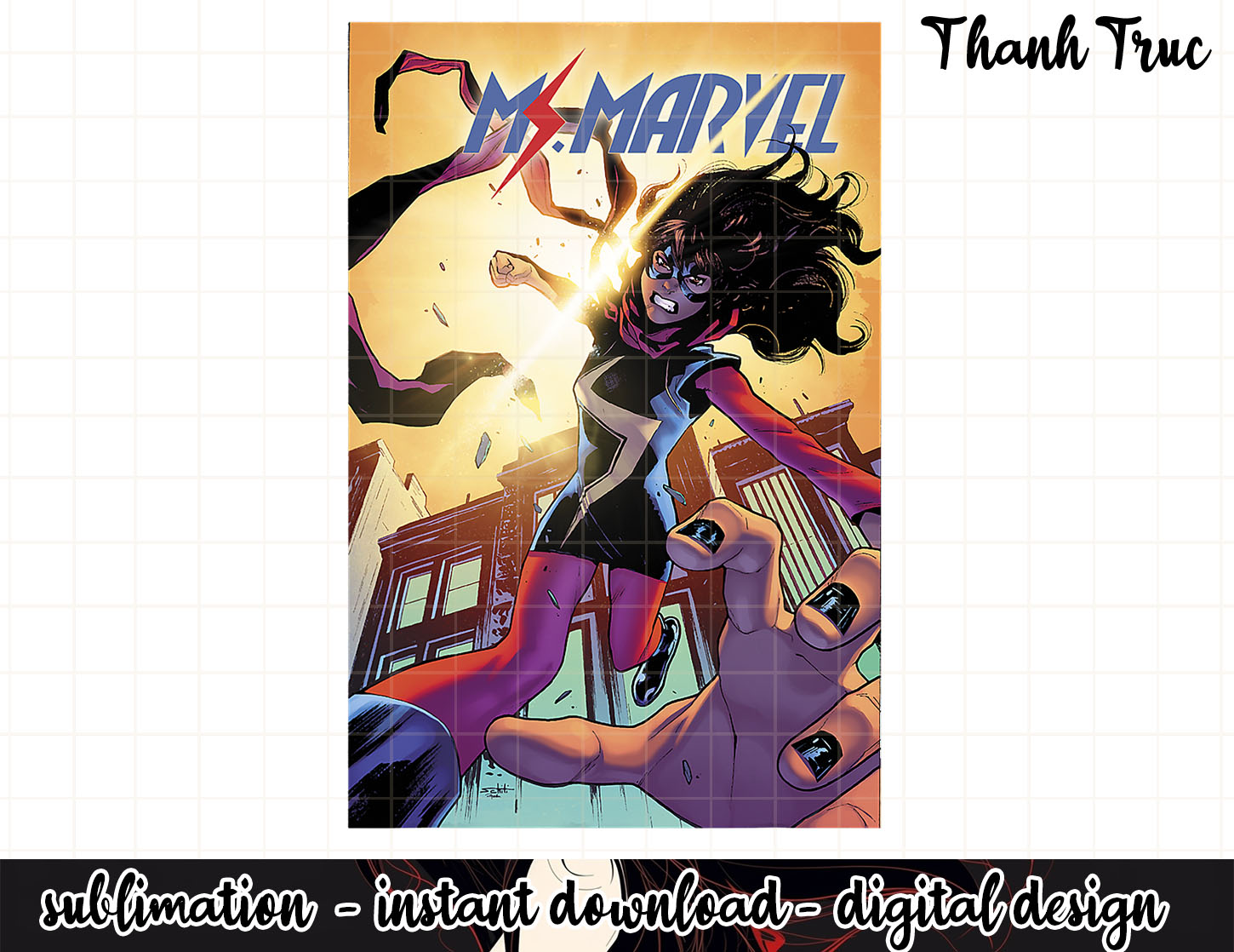 Ms. Marvel Comic Cover - Inspire Uplift