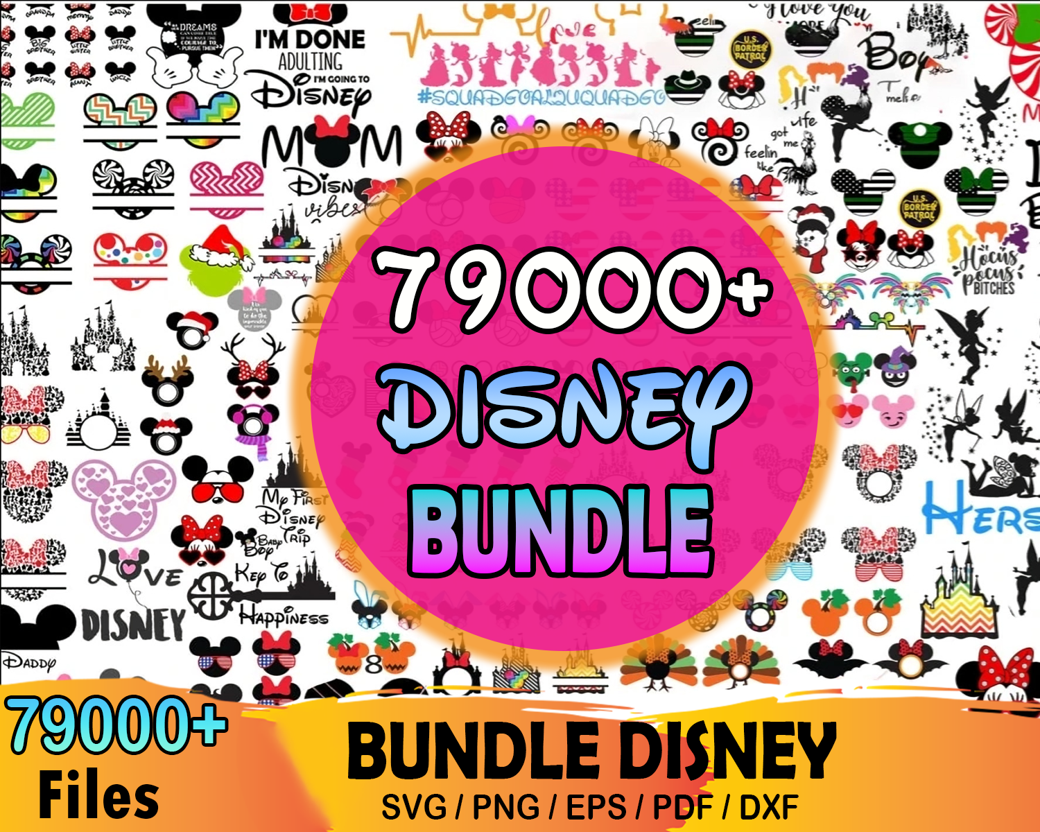79k Disney Svg Bundle, Dr Seuss Svg, Mickey Svg, Harry Potte | Inspire ...