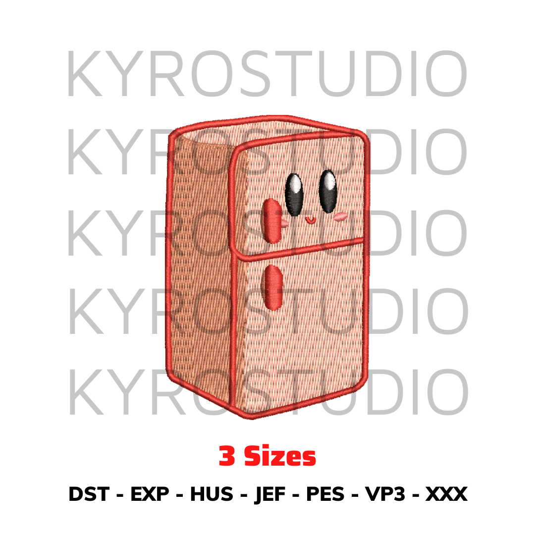 Kirby Refrigerator Design, Anime Design, Embroidery Design F | Inspire ...