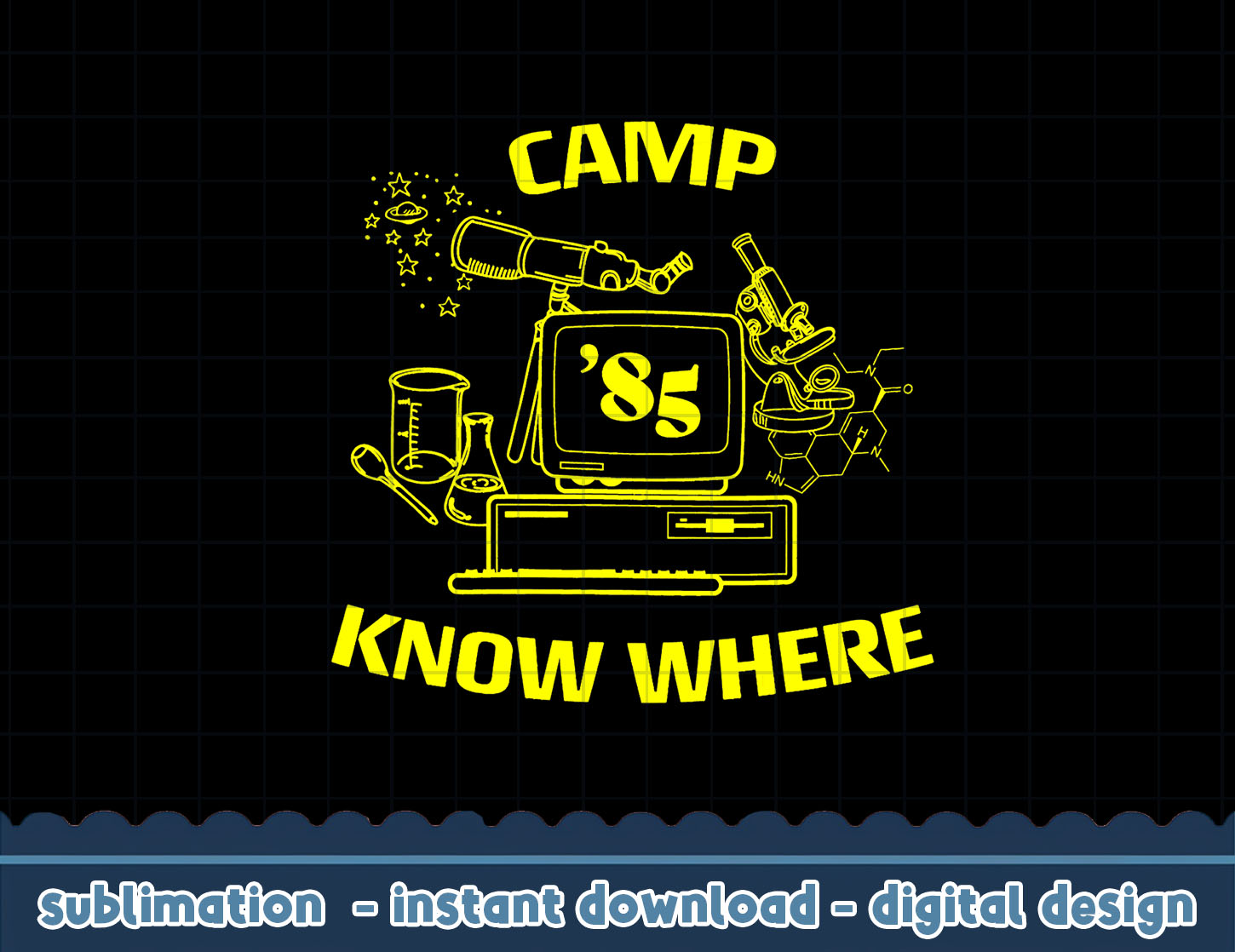 Netflix Stranger Things Camp Know Where 85 Logo png,digital | Inspire ...