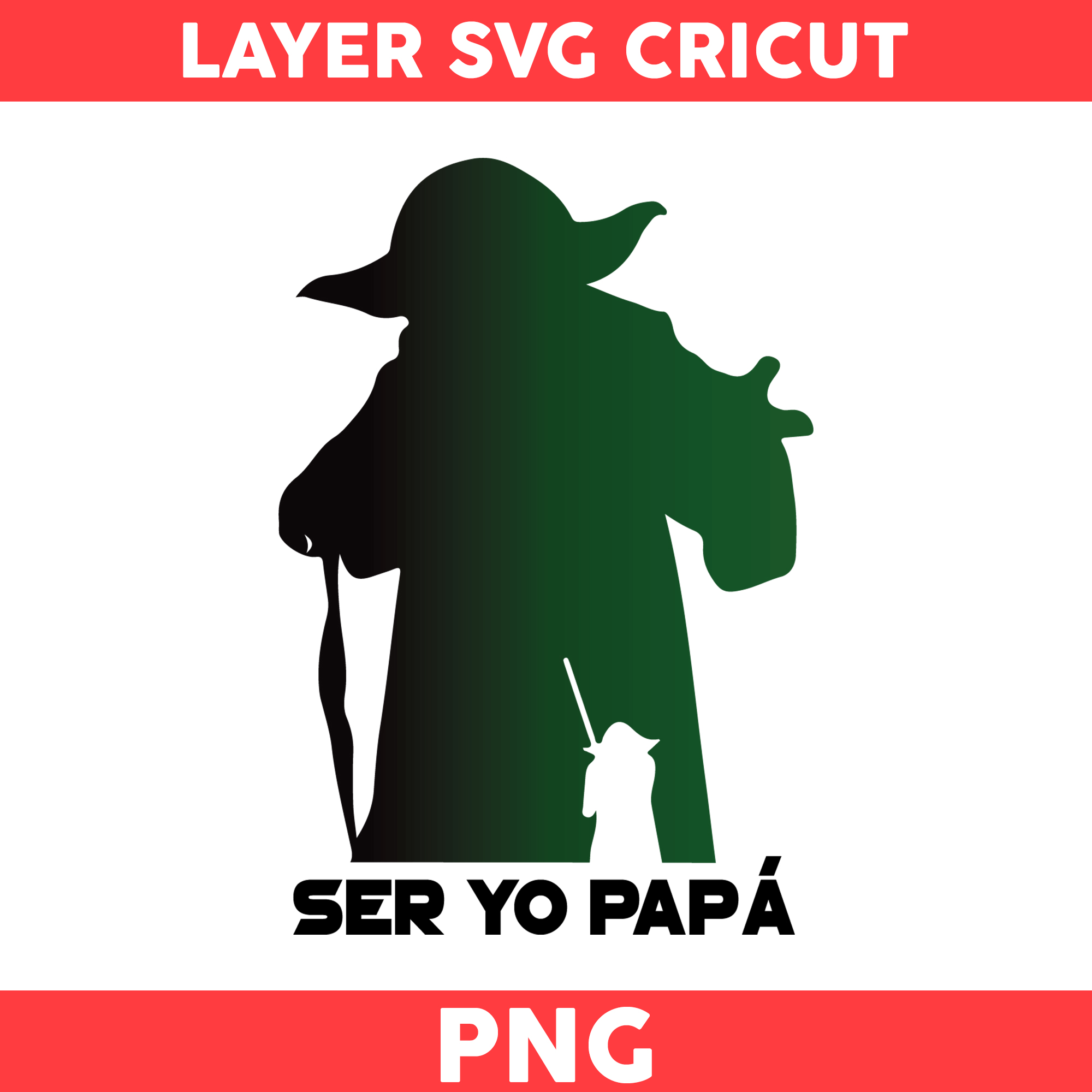 Ser Yo Papa Png, Dad Png, Baby Yoda Png, Star Wars Png, uper | Inspire ...