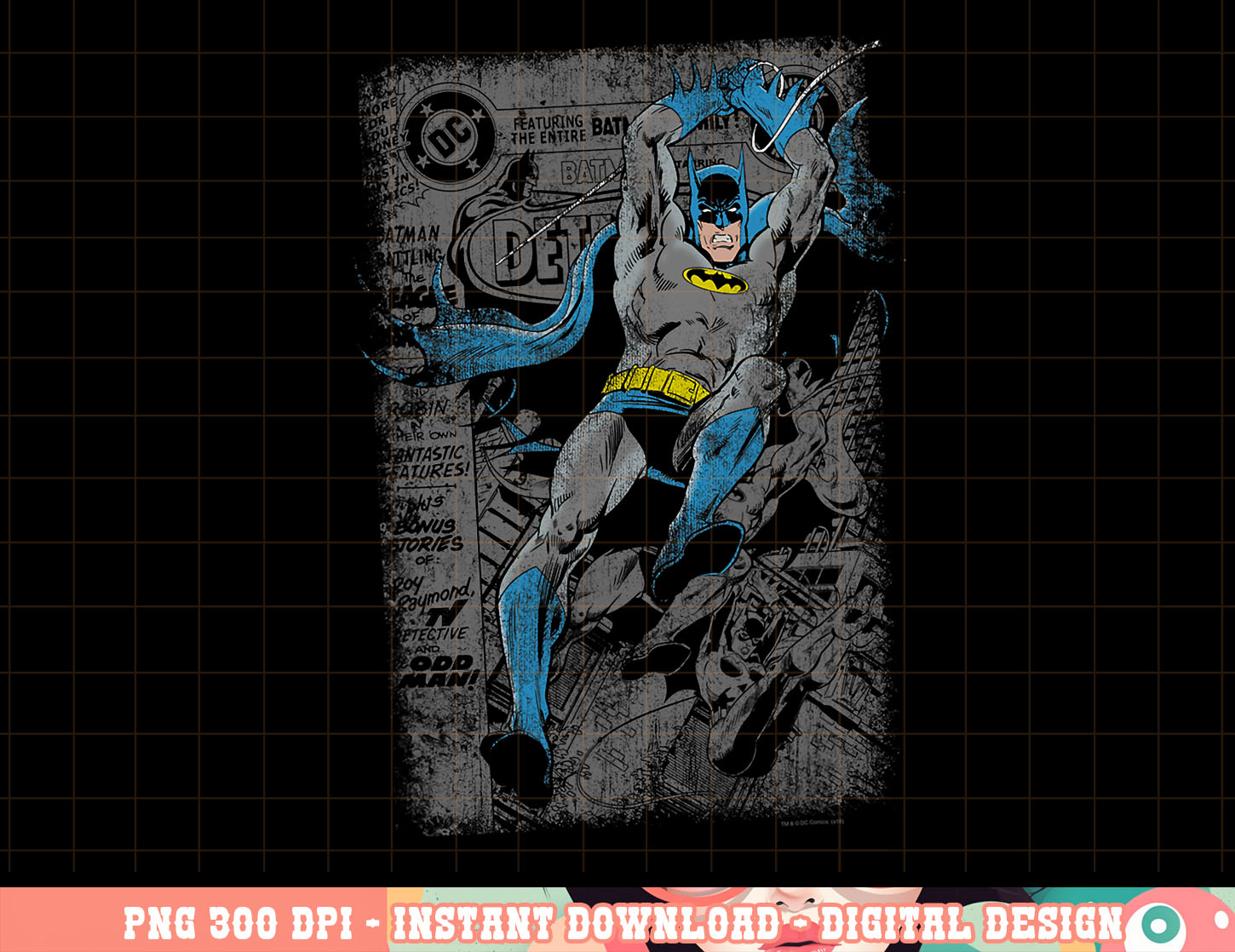 Batman Detective 487 Distress T Shirt png, digital print,ins | Inspire ...