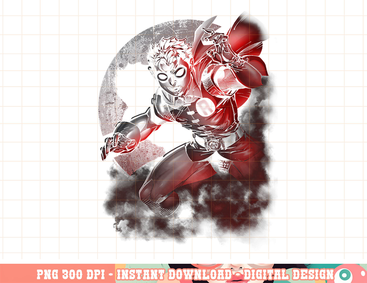 Batman Robin Spotlight png, digital print,instant download | Inspire Uplift