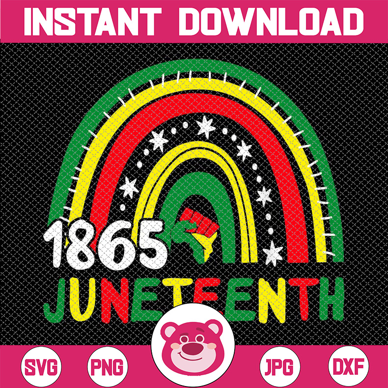 Juneteenth Breaking Chains Since 1865 Black Rainbow PNG, Jun - Inspire ...
