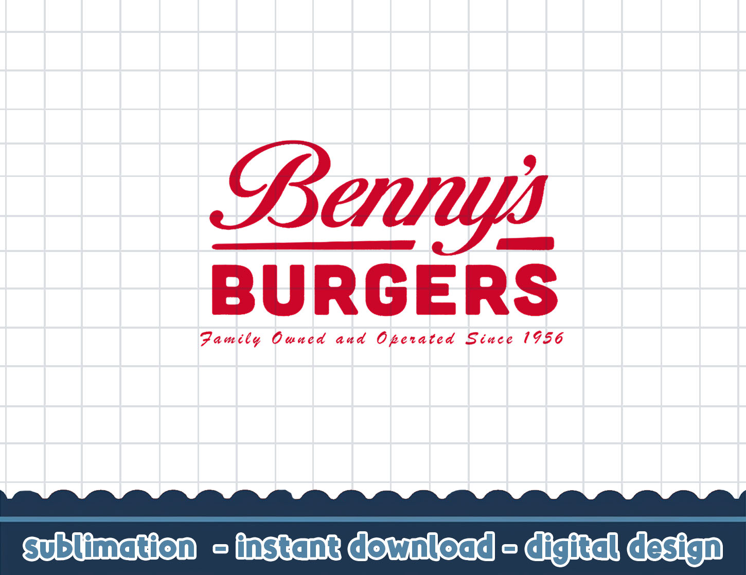 Stranger Things Benny s Burgers png,digital print | Inspire Uplift