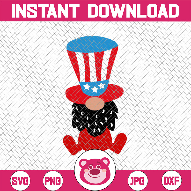 Gnome svg, independence day svg, fourth of july svg, usa svg | Inspire ...