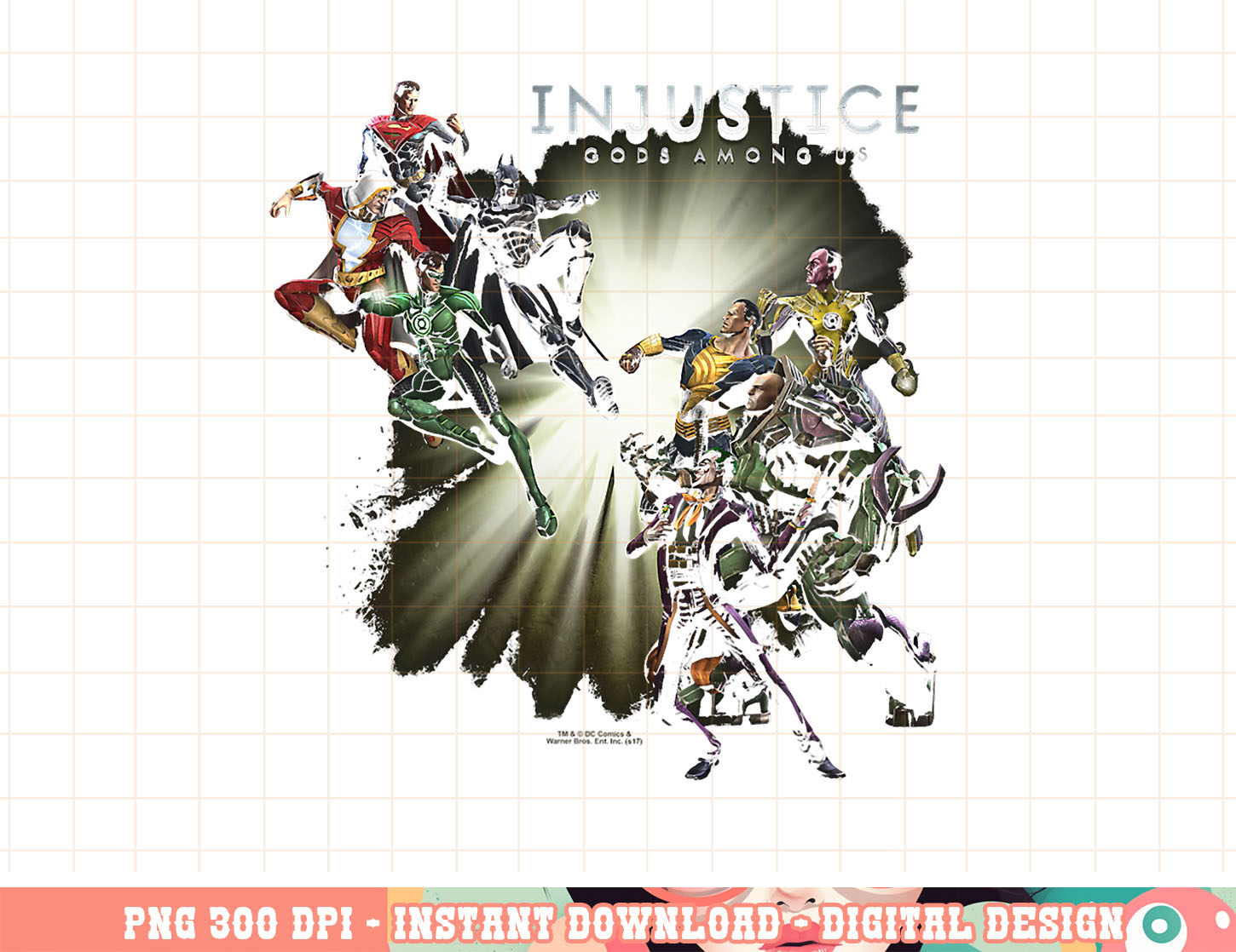 Injustice Gods Among Us Good vs Evil png, digital print,inst | Inspire ...