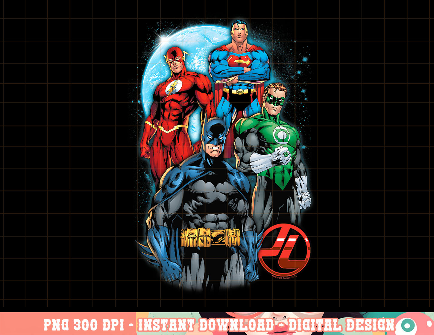 Justice League The Four png, digital print,instant download | Inspire ...