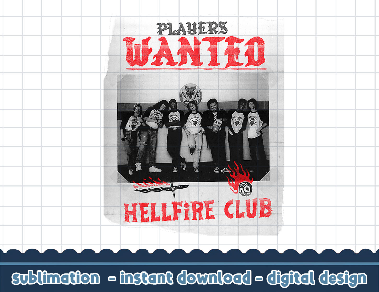 Stranger Things Hellfire Club Group Wanted Poster png,digita - Inspire Uplift