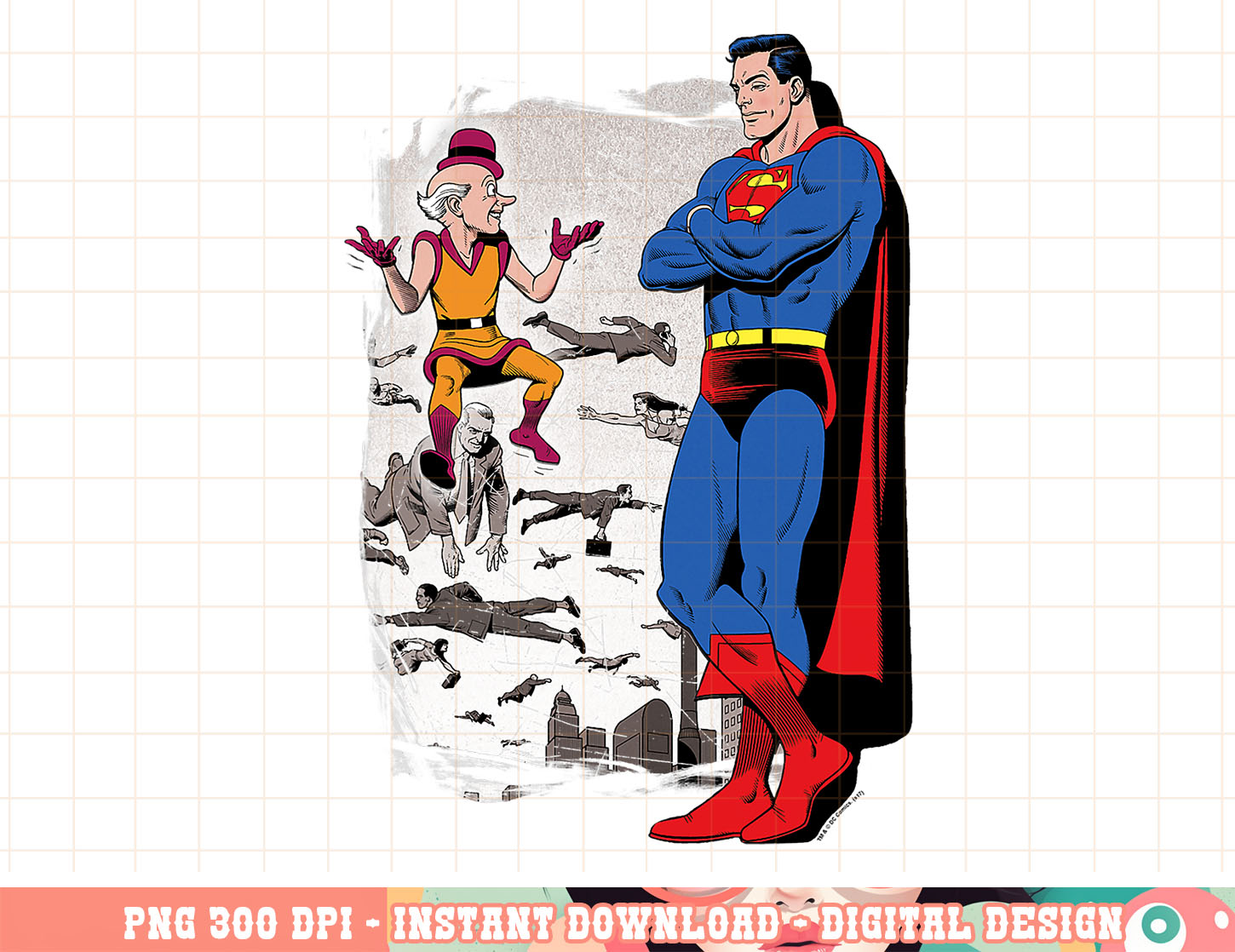 Superman Disbelief png, digital print,instant download | Inspire Uplift