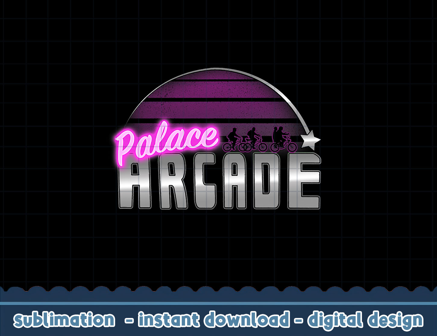 Stranger Things Palace Arcade Purple Neon Logo png,digital p - Inspire ...