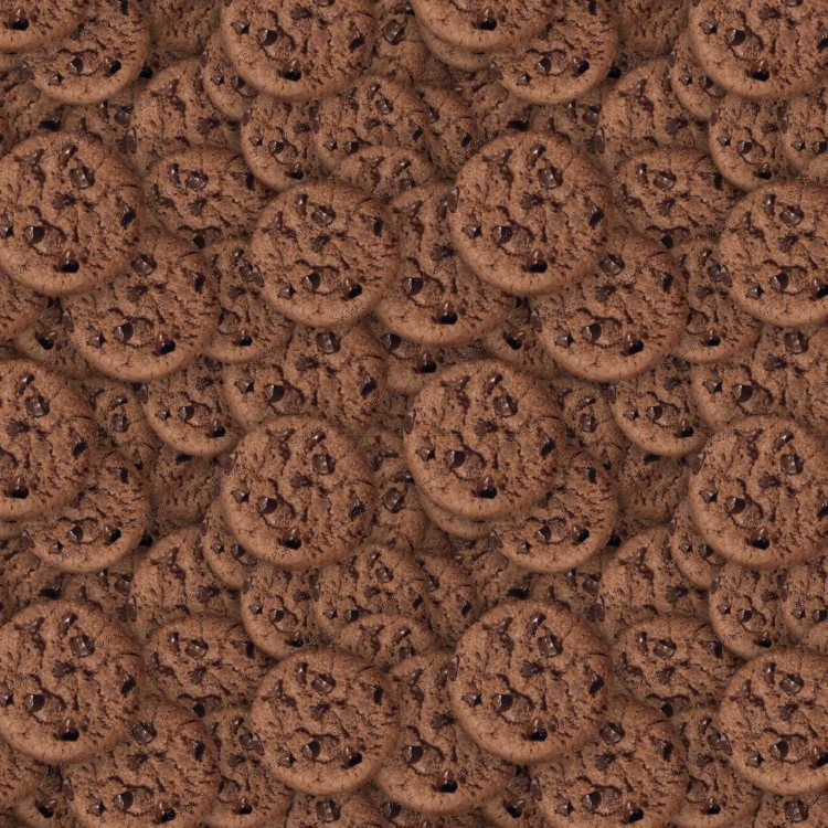 Double Chocolate Chip Cookies Seamless Tileable Repeating Pa | Inspire ...