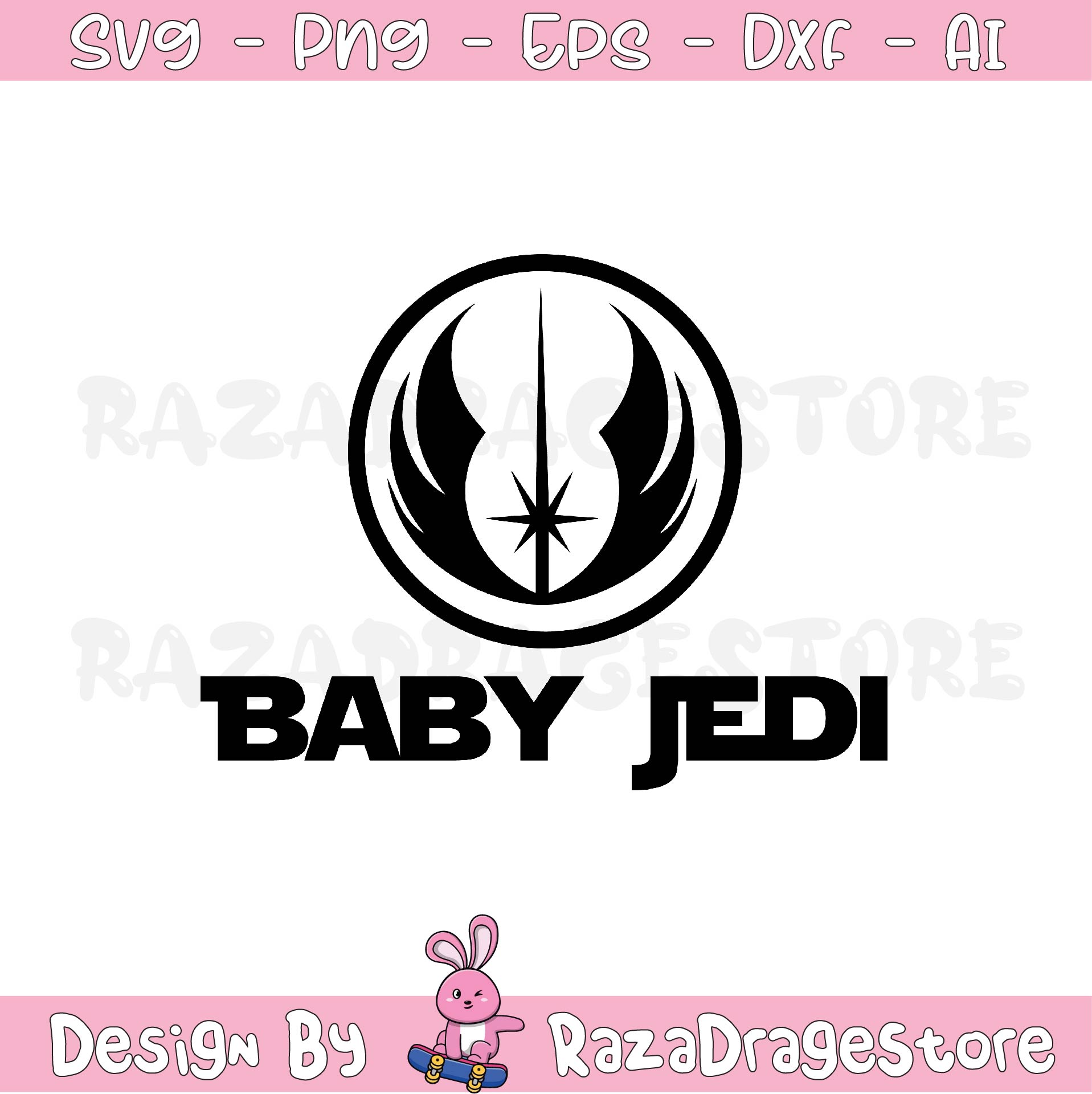 Jedi Svg File | Inspire Uplift