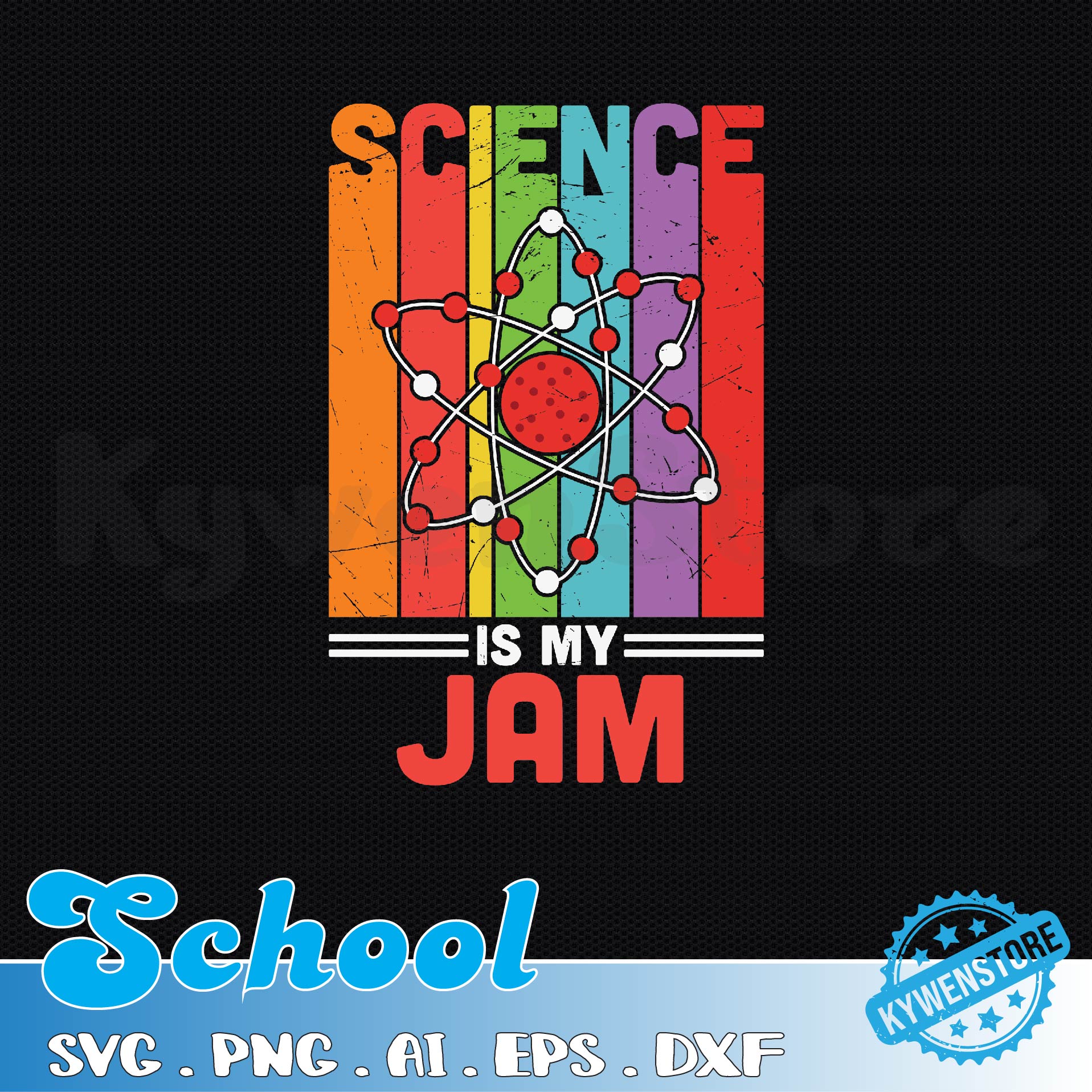Science Is My Jam Svg, Science Teacher Svg, Instant Download | Inspire ...