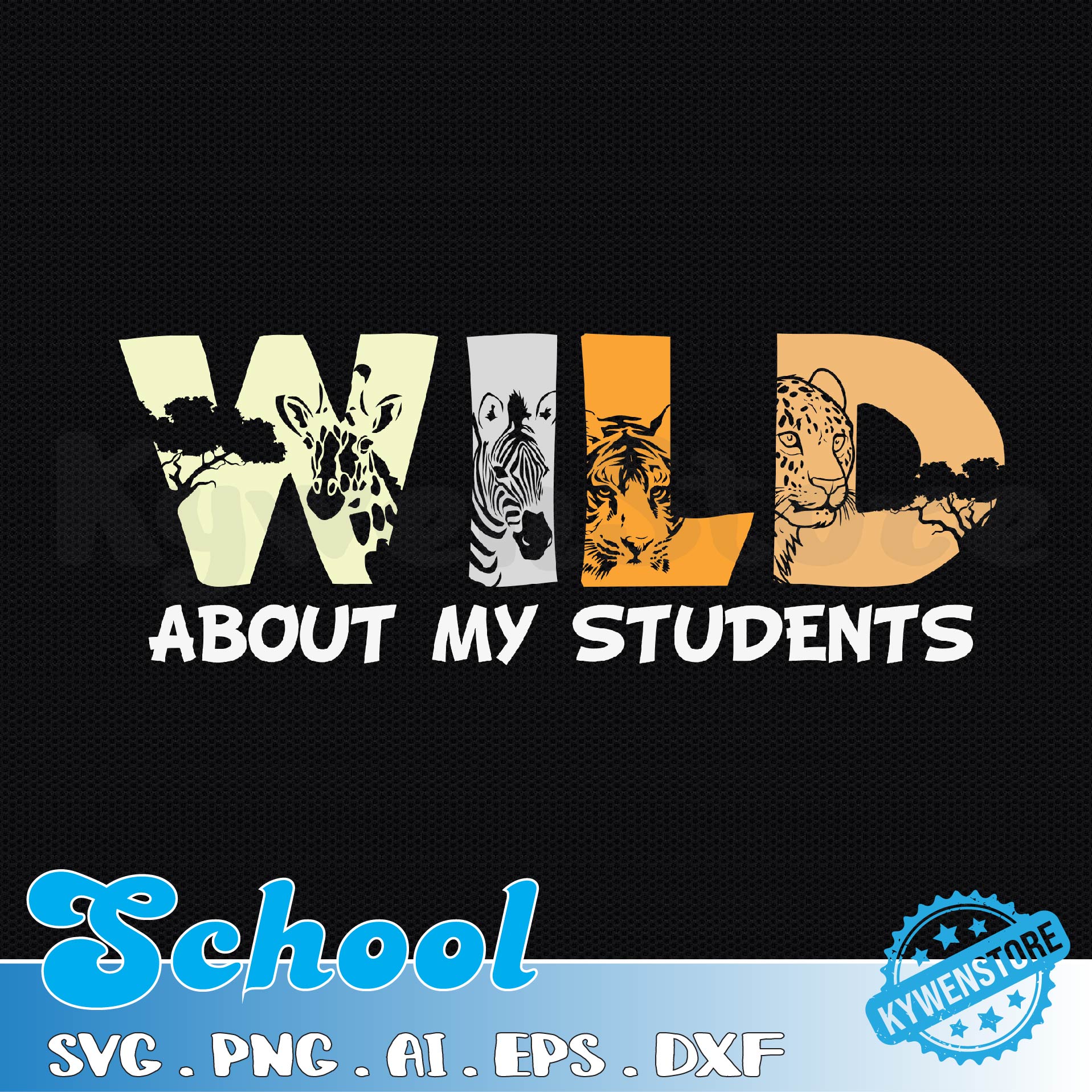 Wild About My Students Svg, First Day Of School Svg, Back To | Inspire ...