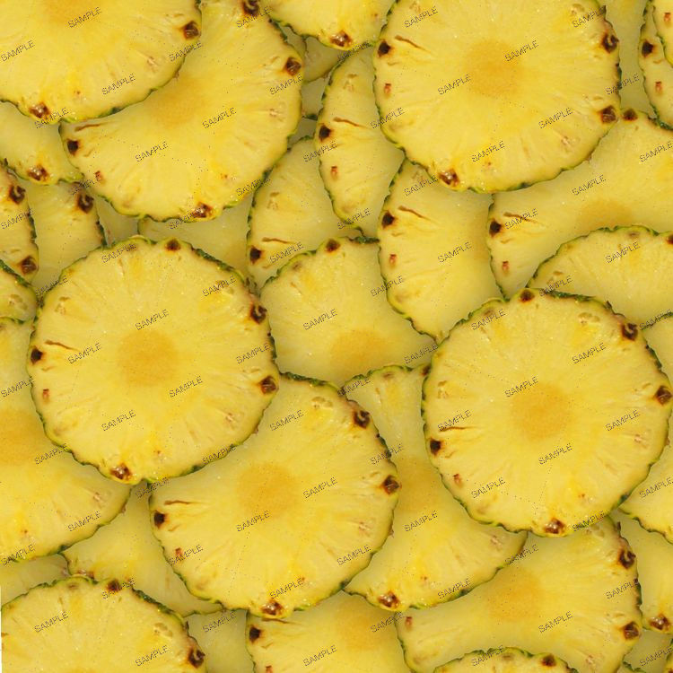 Pineapple Slices Seamless Tileable Repeating Pattern | Inspire Uplift