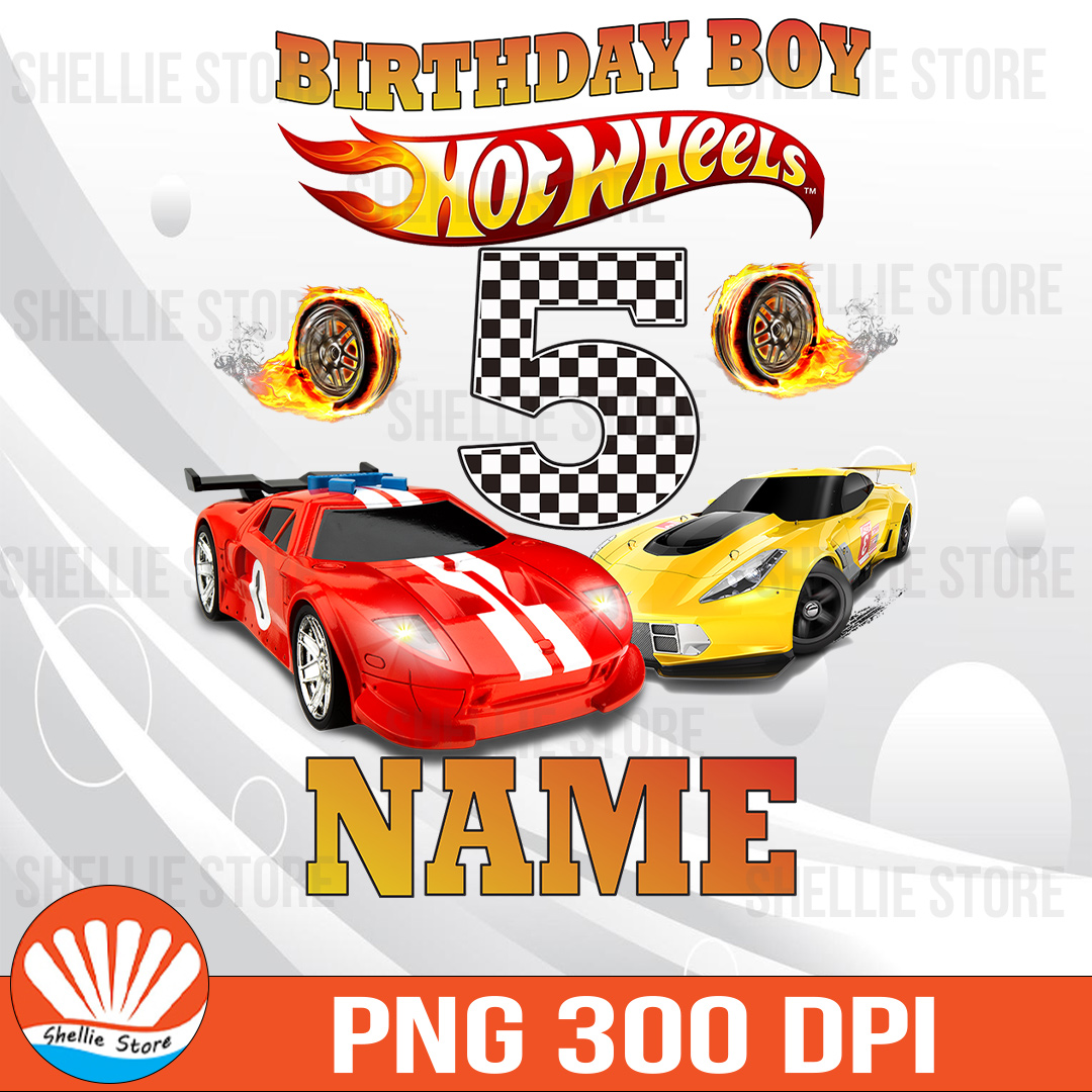 Personalized Hot Wheels Birthday Family Svg, Hot Racing Cars | Inspire ...