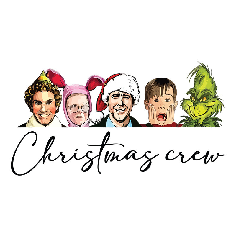 Christmas Crew Movie Svg, CharactersThe Grinch Christmas Svg | Inspire ...