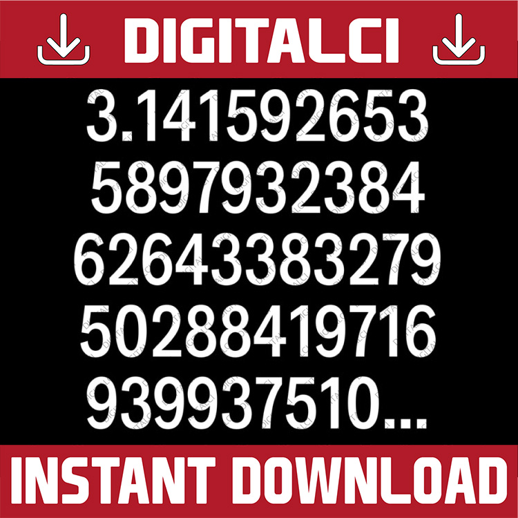 50 Digits of Pi for Day for Math Teachers Pi Day, Funny Pi D - Inspire ...