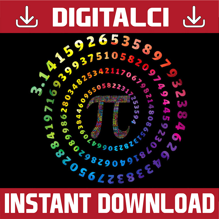Spiral Pi Color Numbers Math Funny Pi Day Math Teacher Geek | Inspire ...