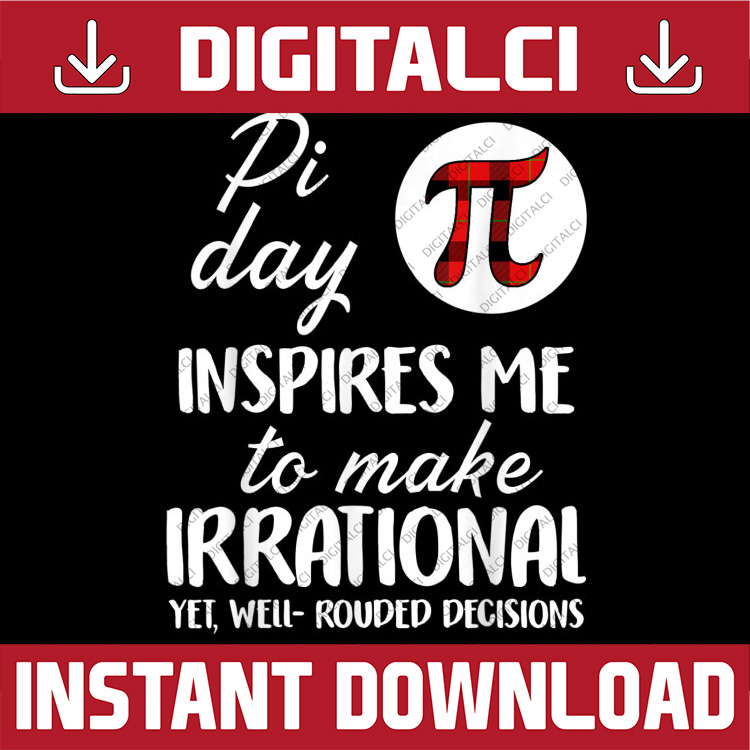 Buffalo Plaid Pi Symbol Pi Day Inspires Me Math Lover Pi Day - Inspire ...