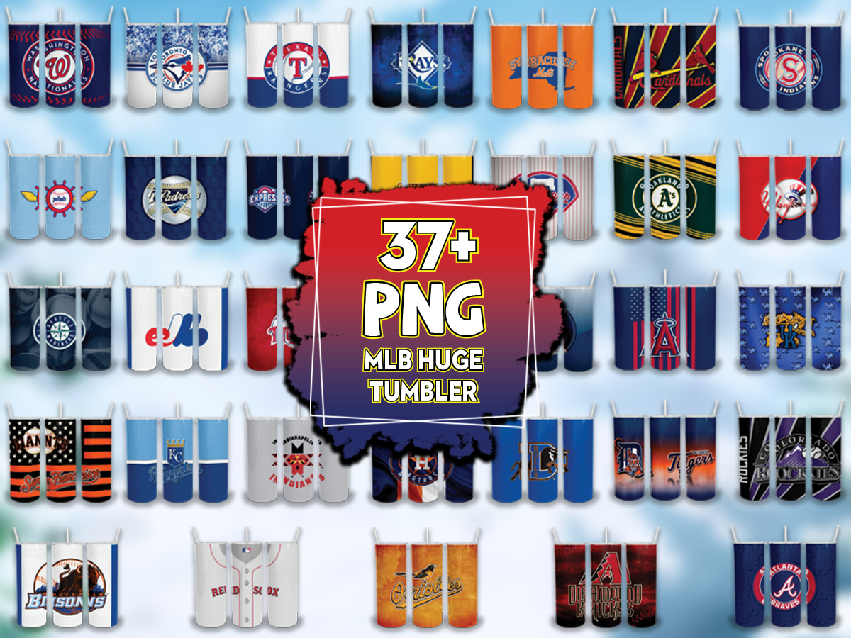 37 Files Mlb Tumbler Bundle Png, Sport Png, Tumbler Png, 20o | Inspire ...