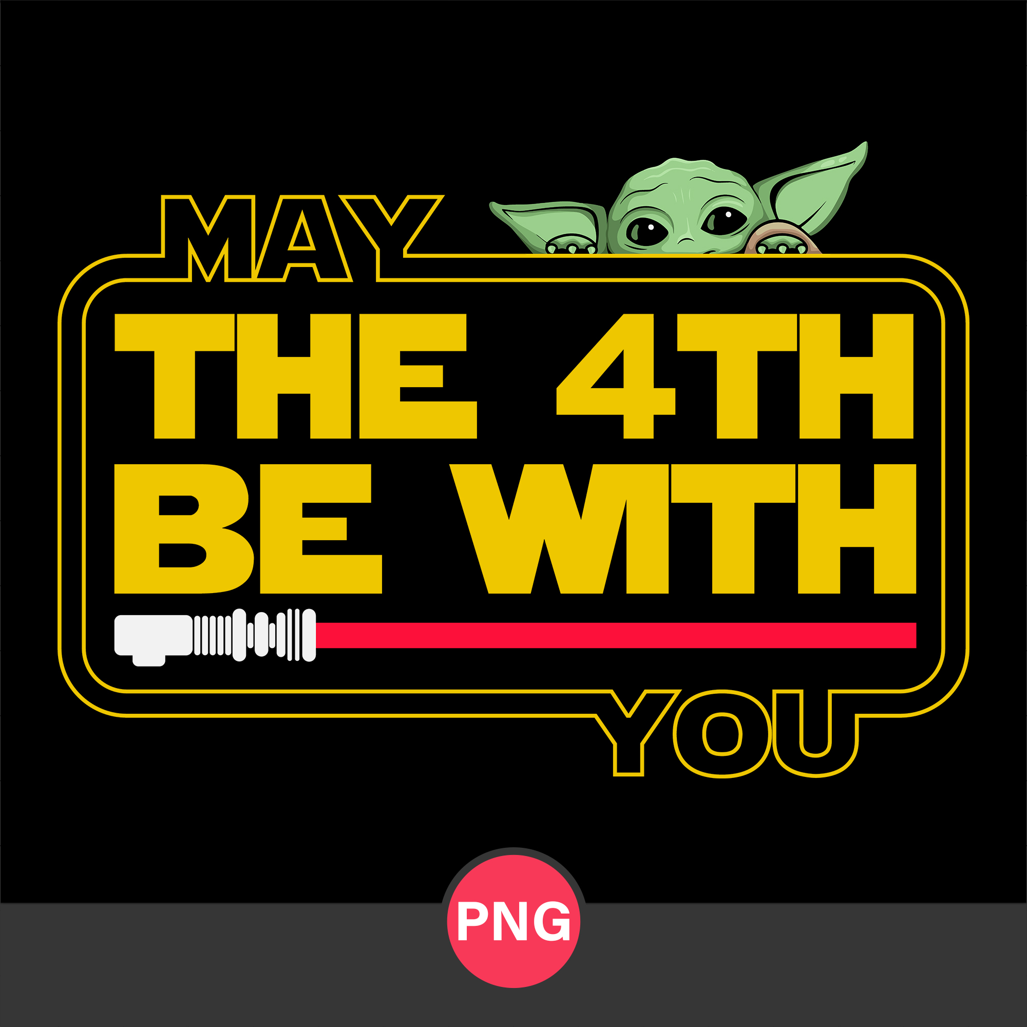 May The Fourth Be With You Png, Baby Yoda Png, Star Wars Png | Inspire ...