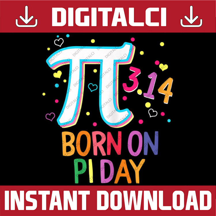 Pie Day Born on Pi Day Birthday Plus Pi Day, Funny Pi Day, M | Inspire ...