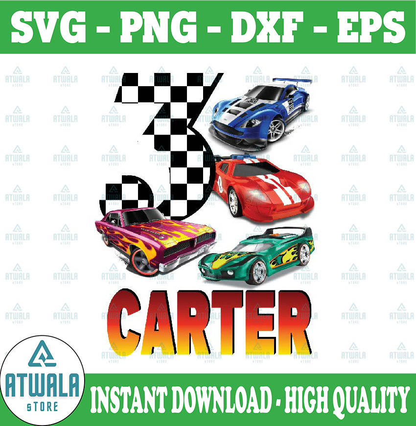 Personalized Racing Cars Birthday , Race Car Birthday Party - Inspire ...