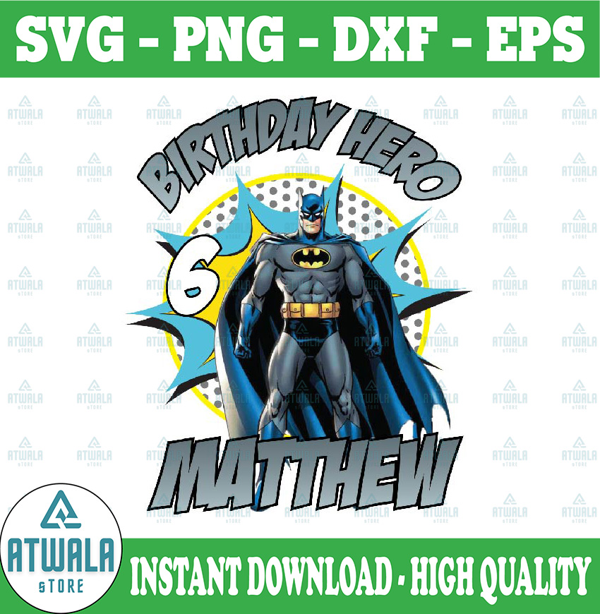 Personalized Batman Png , Batman Custom Birthday Png , Batma | Inspire ...