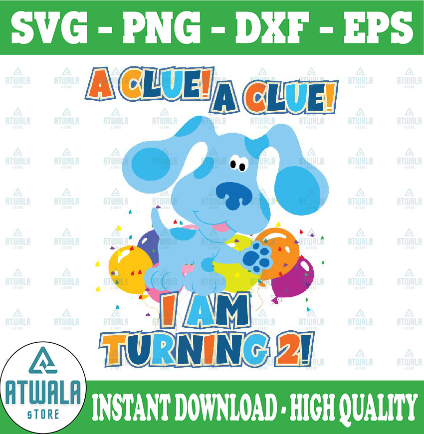 Custom Age A Clue Png, Blues Clues Birthday Boy Svg, Birthda | Inspire ...