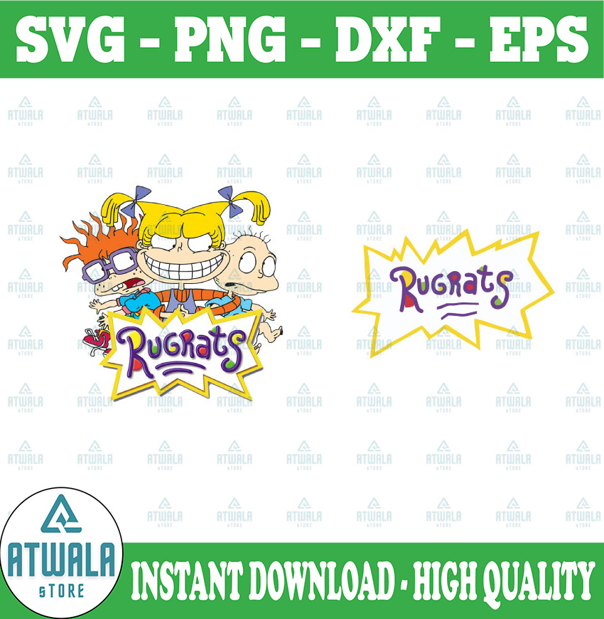 Rugrats Logo SVG, png, dxf, Cricut, Silhouette Cut File, Ins - Inspire ...