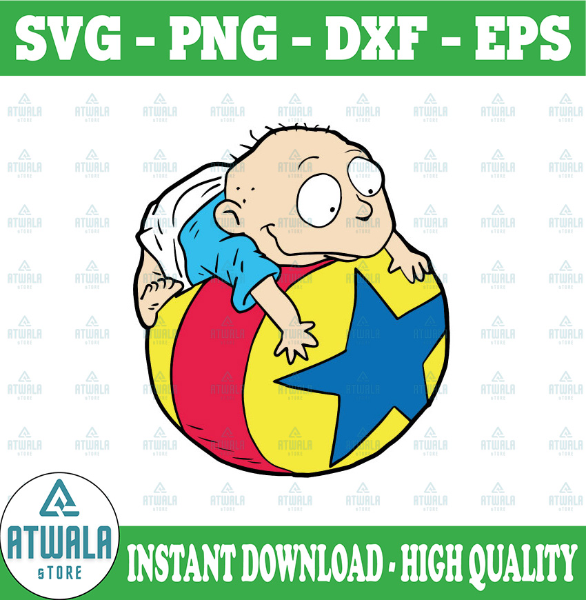 Tommy Pickles Rugrats SVG, png,eps, dxf, Cricut, Silhouette - Inspire ...