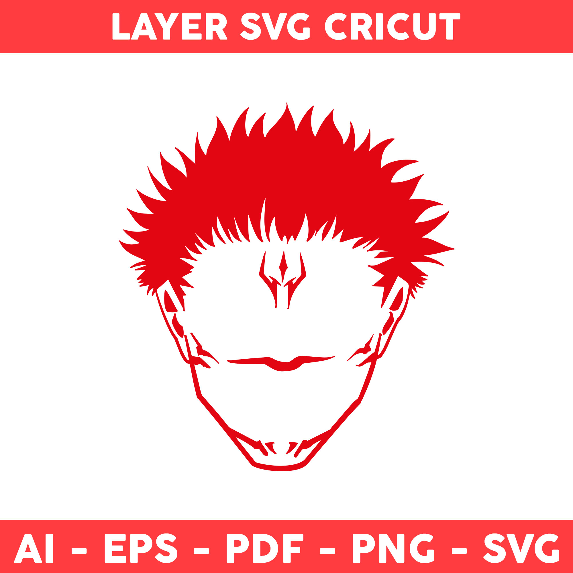 Sukuna Svg, Sukuna Demon Svg, Jujutsu Kaisen Svg, Gojo Sator - Inspire ...