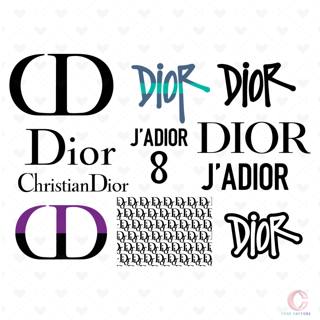 Dior Logos Svg Bundle, Trending Svg, Dior Svg, Christian Dio | Inspire ...