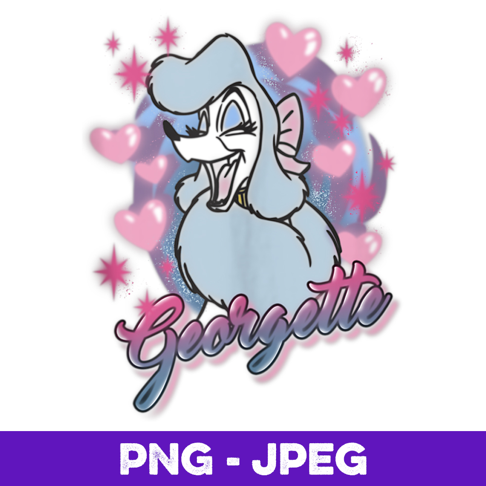 Disney Oliver & Company Georgette Lovely Portrait V2 - Inspire Uplift
