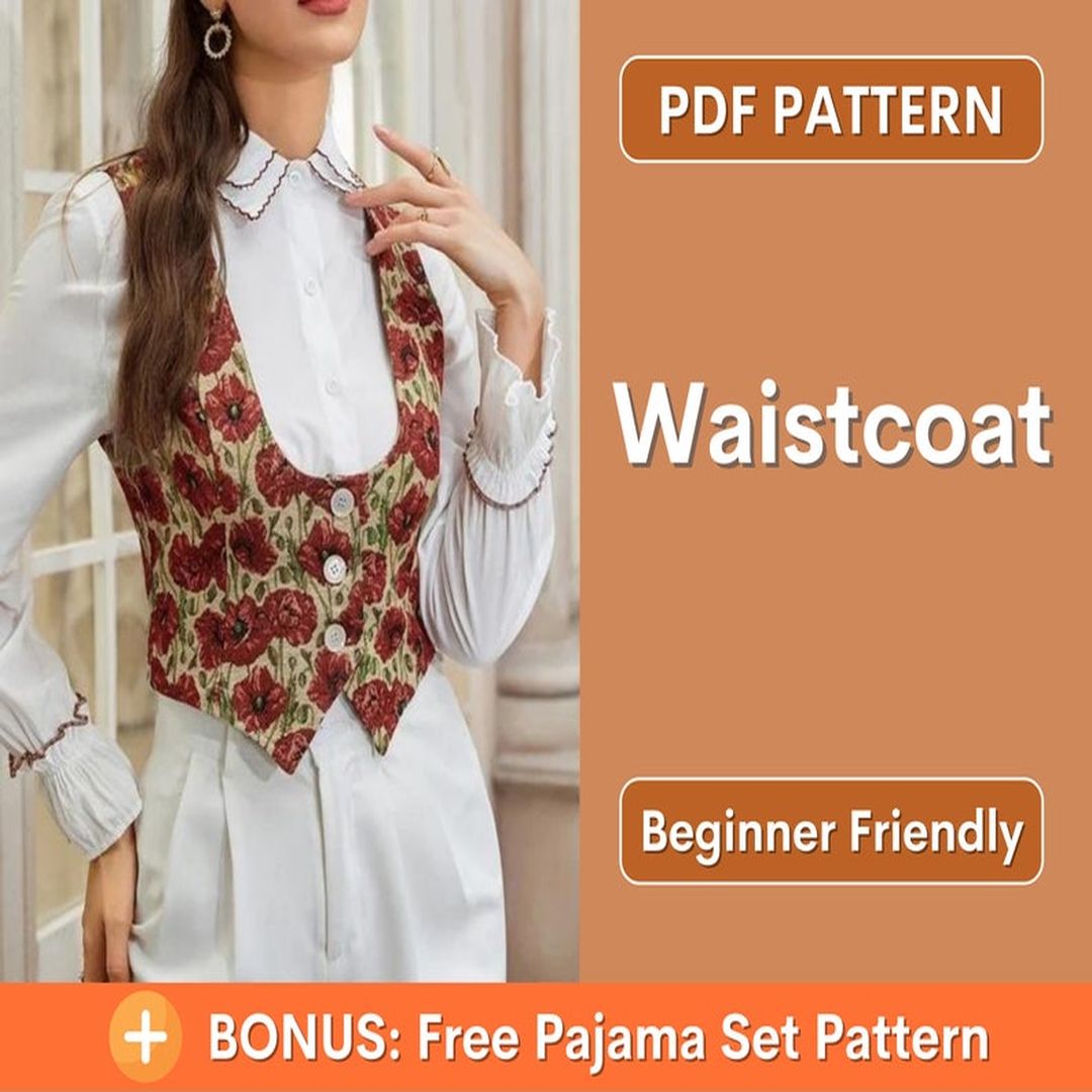 Waistcoat Sewing Pattern | Inspire Uplift
