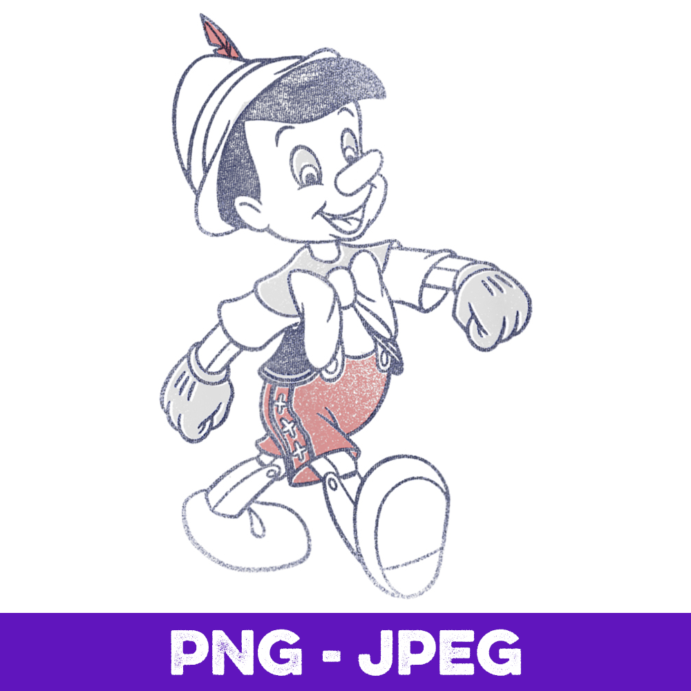 Disney Pinocchio Strut Graphic - Inspire Uplift