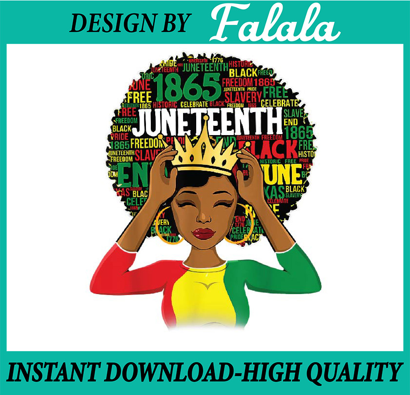Juneteenth Women Queen African American Png, Juneteenth Mela - Inspire ...