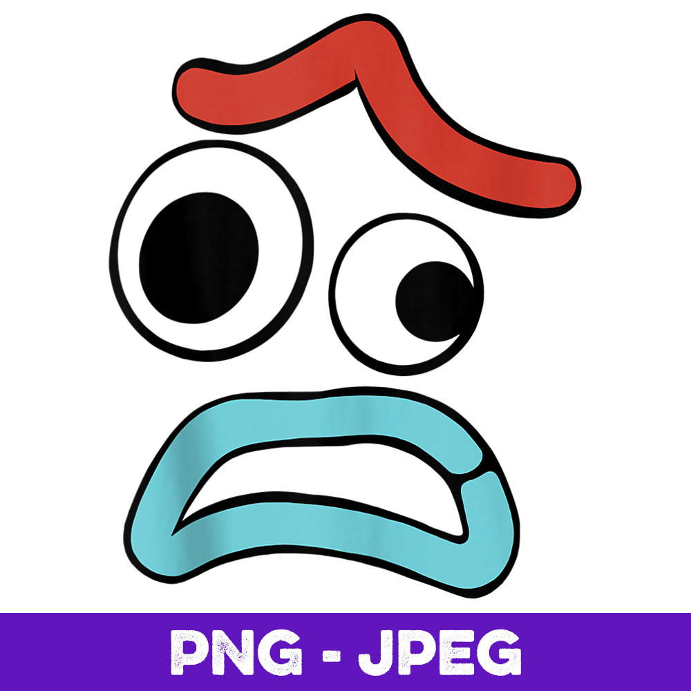 Disney Pixar Toy Story 4 Forky Large Upset Face V2 - Inspire Uplift