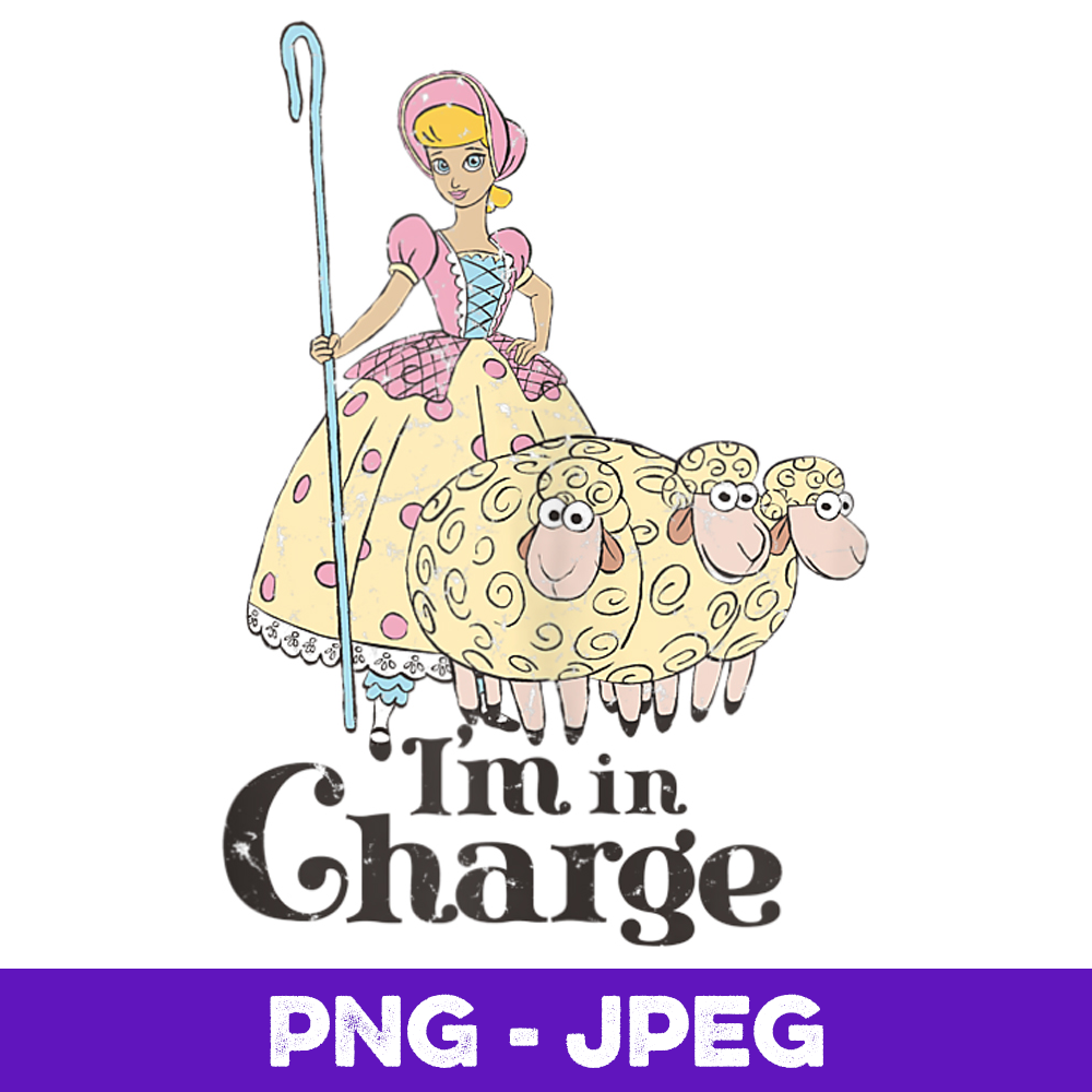 Disney Pixar Toy Story Bo Peep With Sheep I'm In Charge V2 - Inspire Uplift