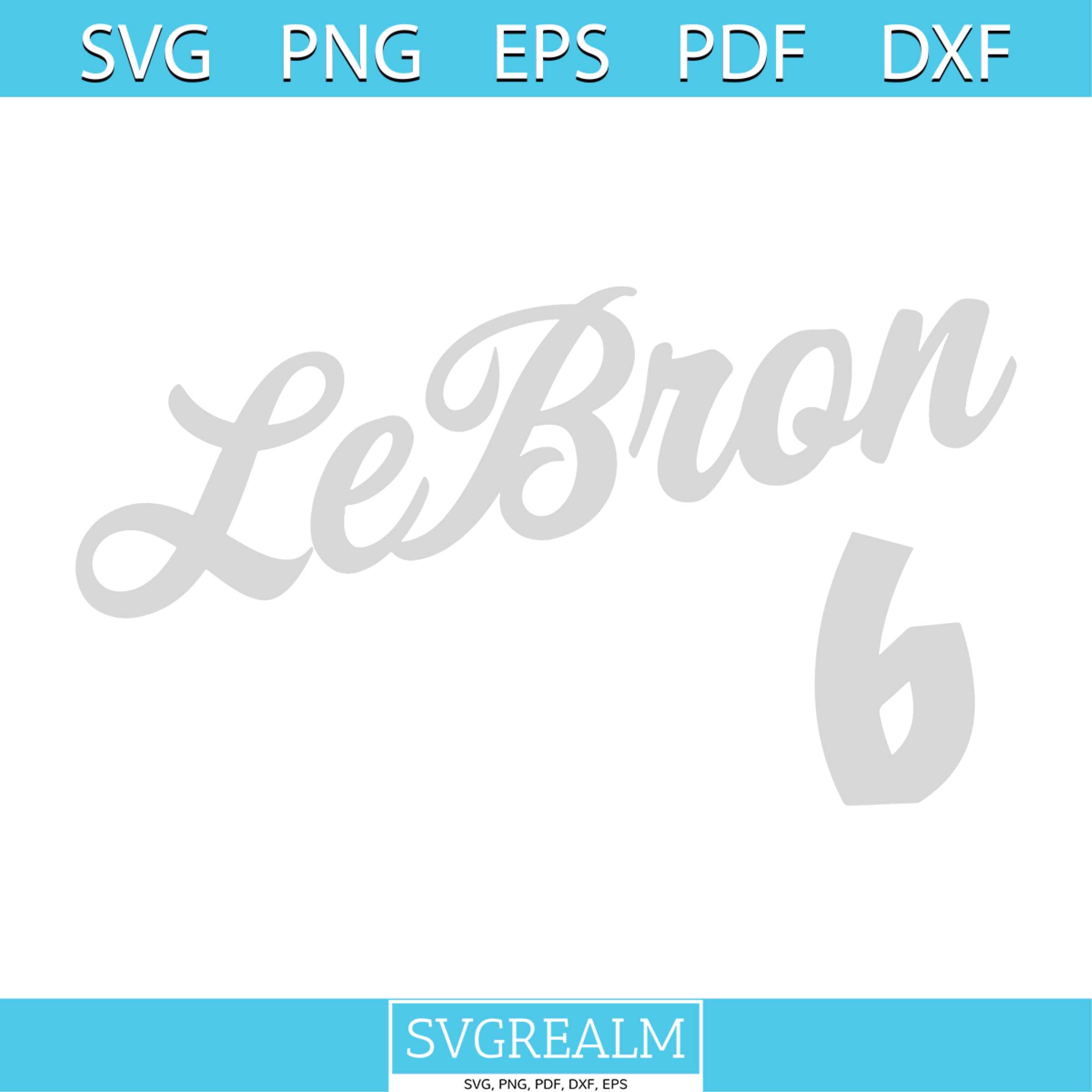 LeBron James Los Angeles Lakers SVG Graphic Design Files | Inspire Uplift