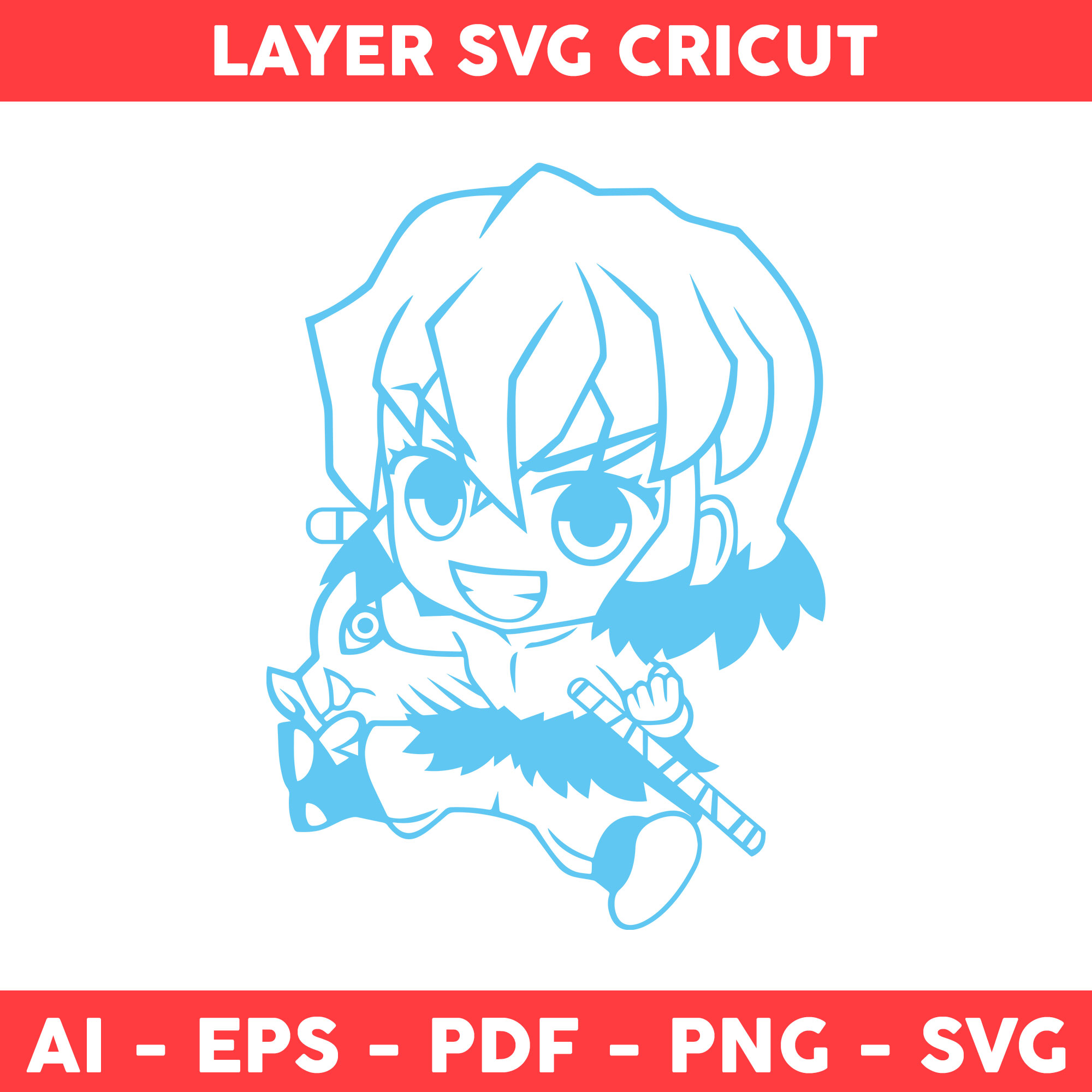 Hashibira Inosuke Svg, Inosuke Chibi Svg, Inosuke Svg, Demon | Inspire ...