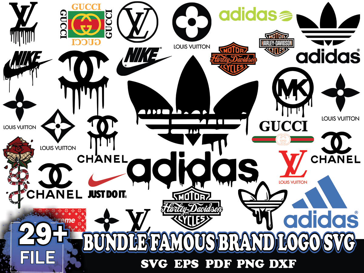 Bundle Famous Brand Logo Svg, File For Cricut | Inspire Uplift