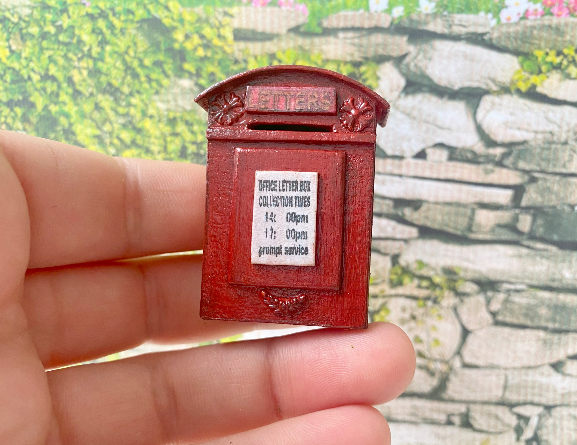 Miniature mailbox. Dollhouse miniature. Puppet miniature. 1: | Inspire ...