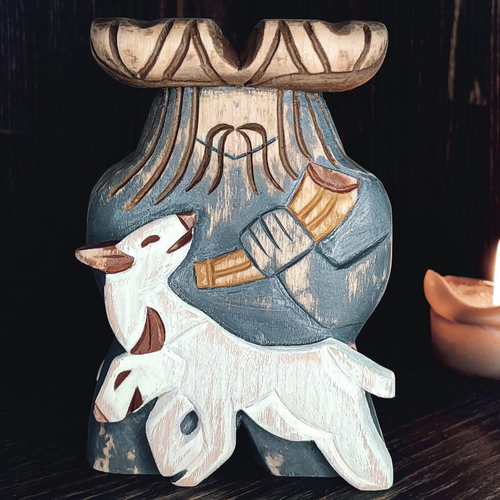 Arawn god statue Celtic Welsh Annwfn | Inspire Uplift