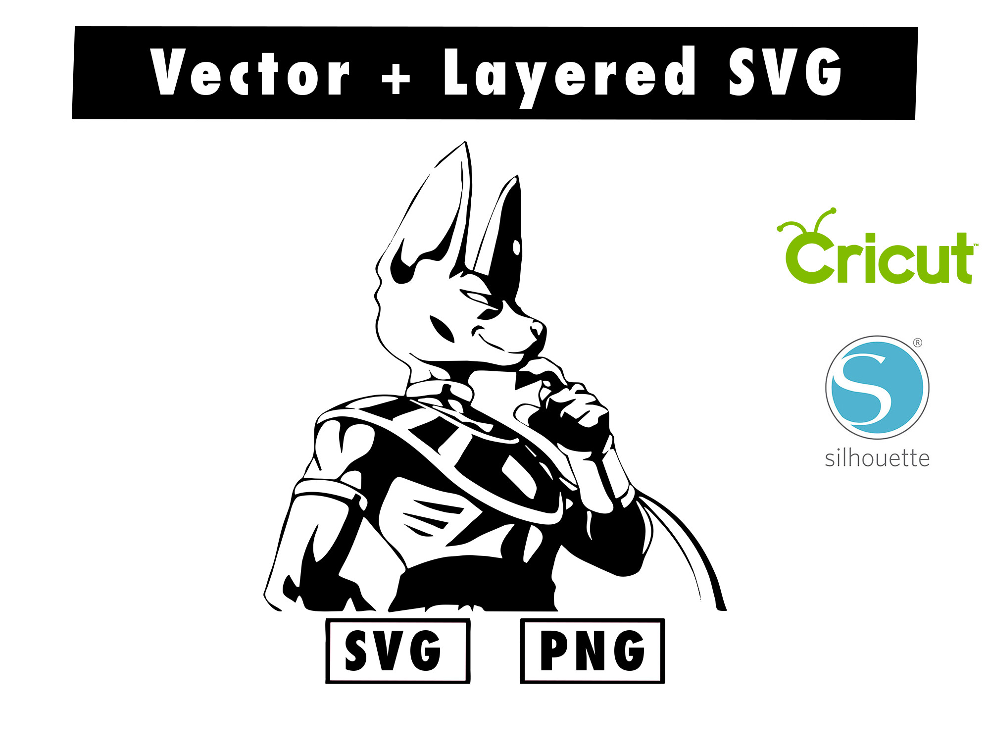 Dragon Ball Super svg and png files for cricut machine , ani | Inspire ...