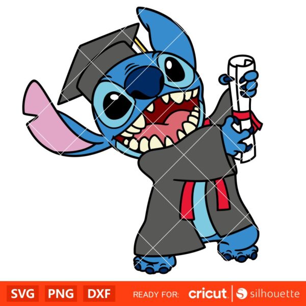 Graduate Stitch Svg, Graduation Svg, School Svg, Disney Svg, | Inspire ...